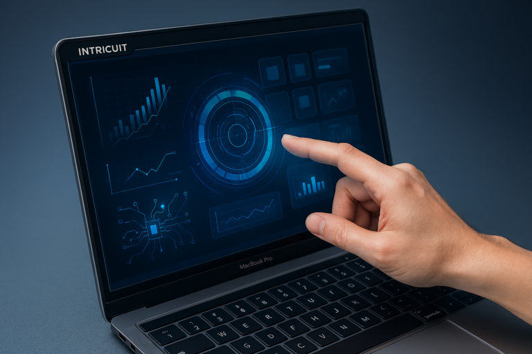 Intricuit Magic Screen Turns Any MacBook Into a Touchscreen — CES 2026 ...